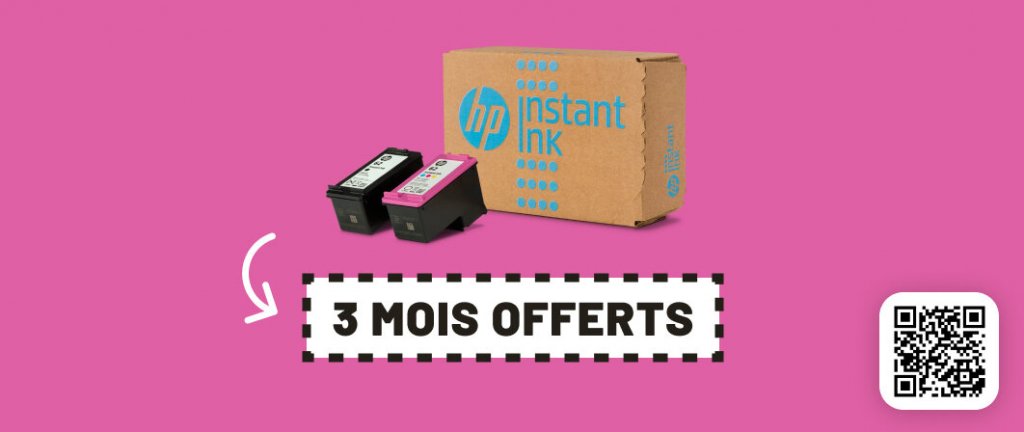 Code promo HP Instant Ink : 3 mois d'impression offerts